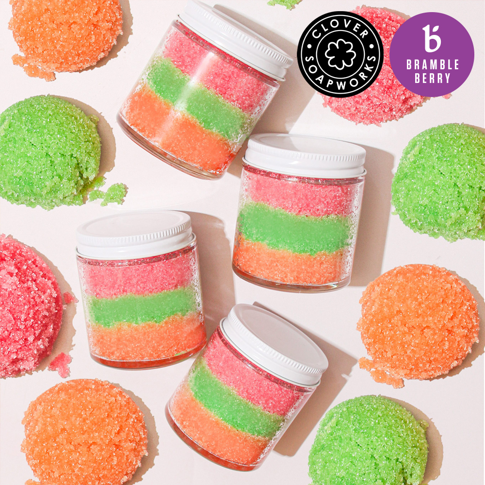 Rainbow Sherbet Sugar Scrub Project | Bramble Berry